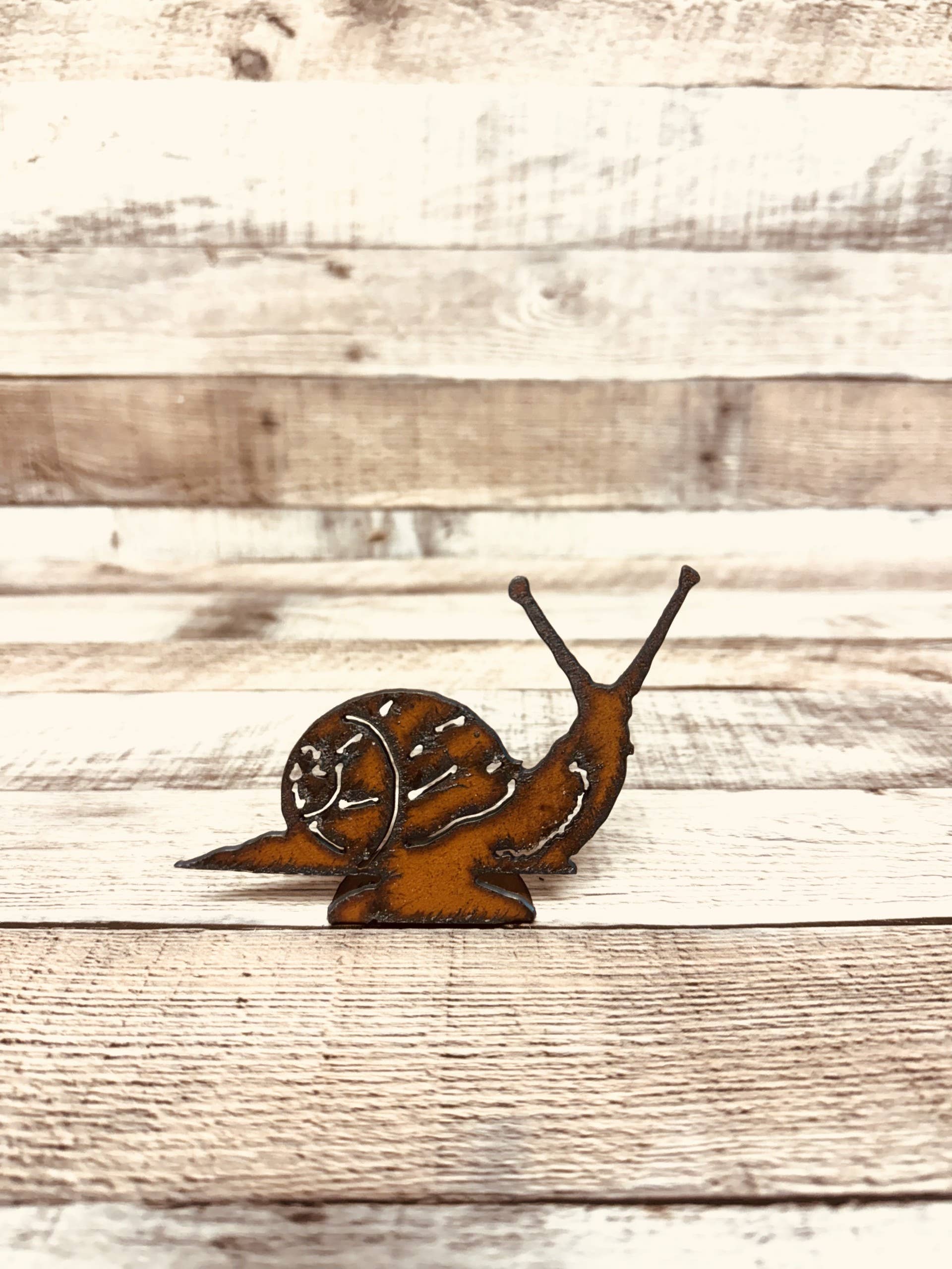 Snail Slug Rustic Metal Garden Doodad Standing Figurine – Universal ...
