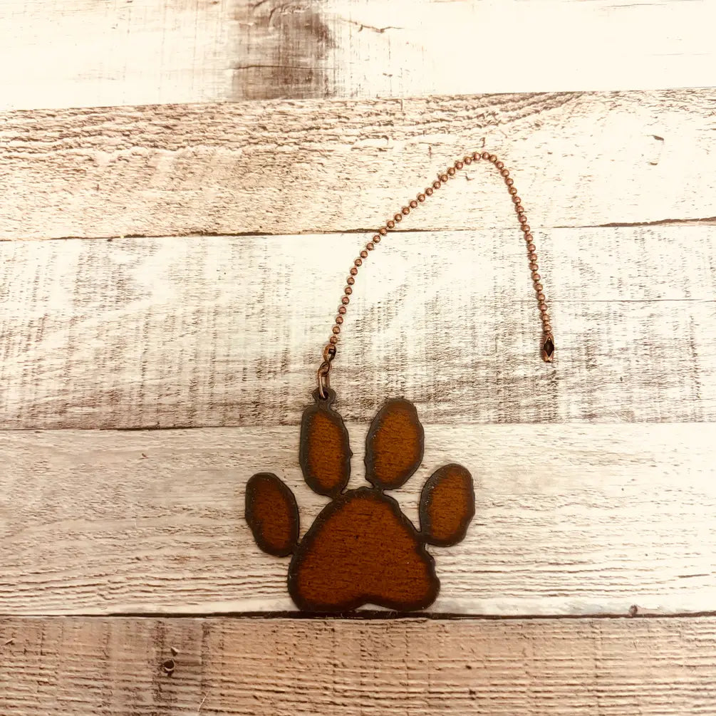 Paw Print Dog Cat Lover Ceiling Fan Pull – Universal Ironworks USA