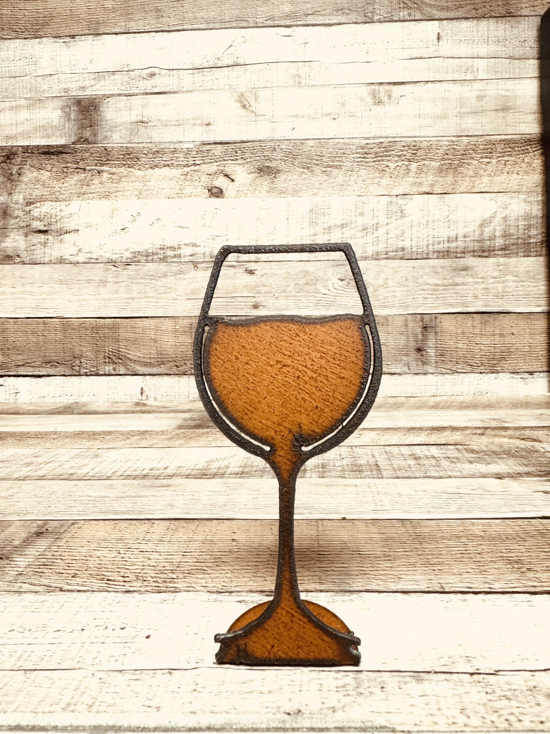 Wine Glass Standing Figure Doodad – Universal Ironworks USA