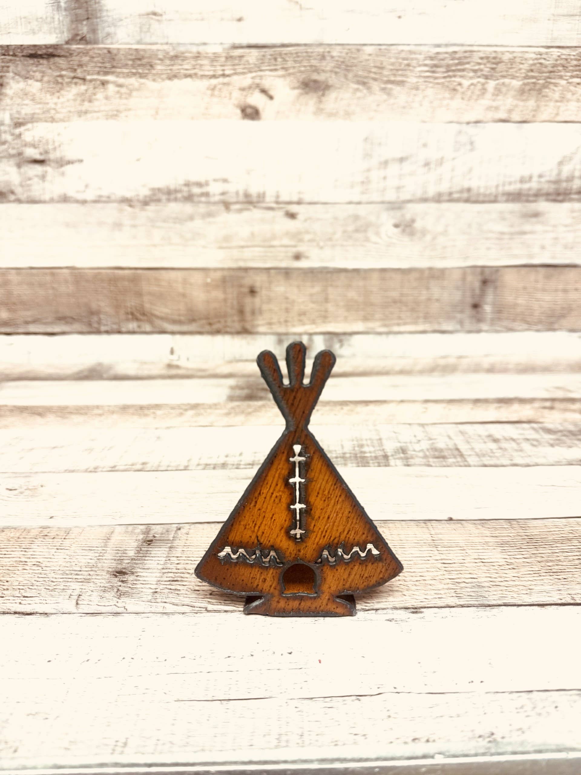 Teepee DOODAD Rustic Metal Tabletop Figurine – Universal Ironworks USA