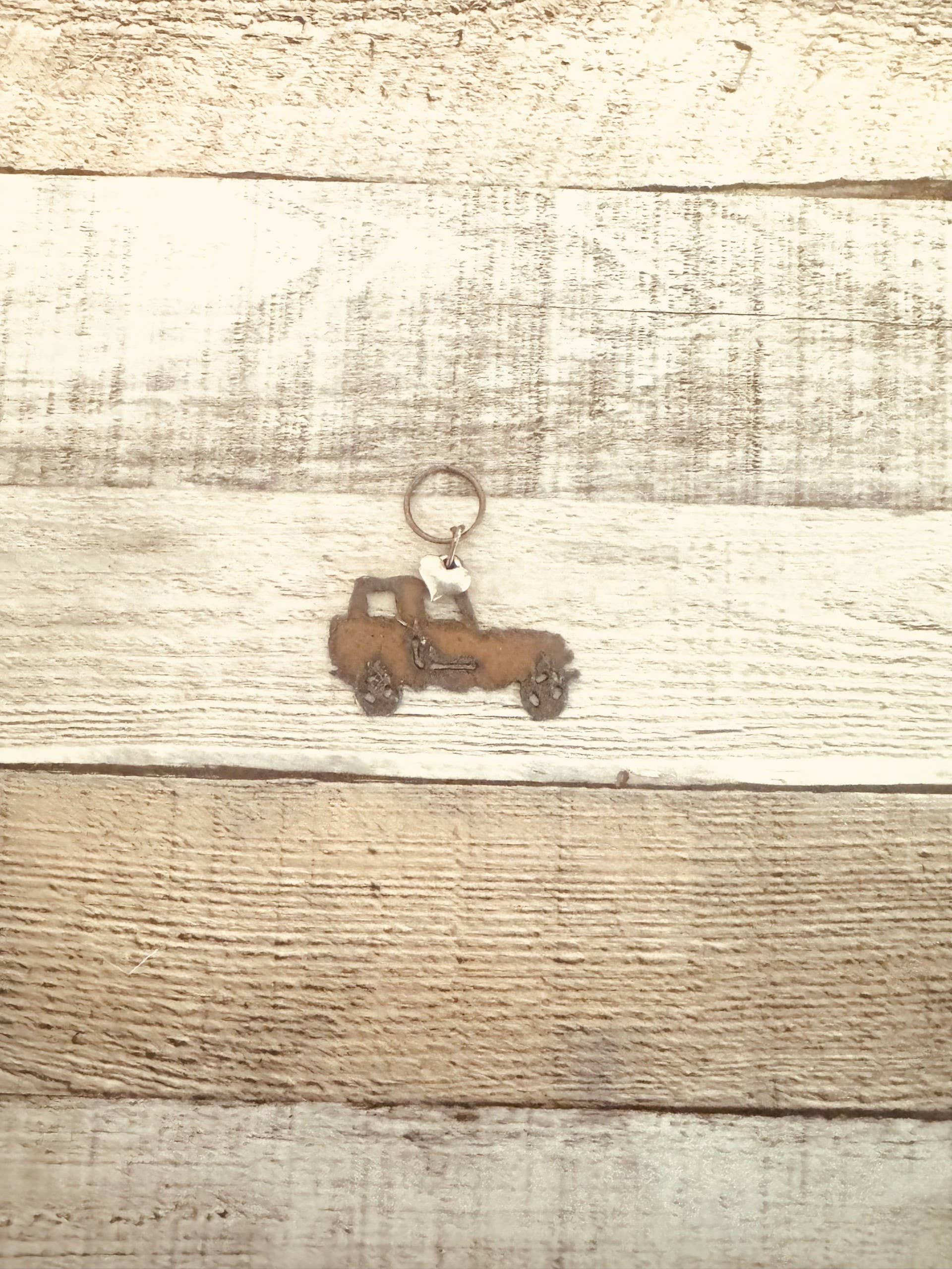 Jeep Key Chain Rustic Metal Jeep Gift – Universal Ironworks USA