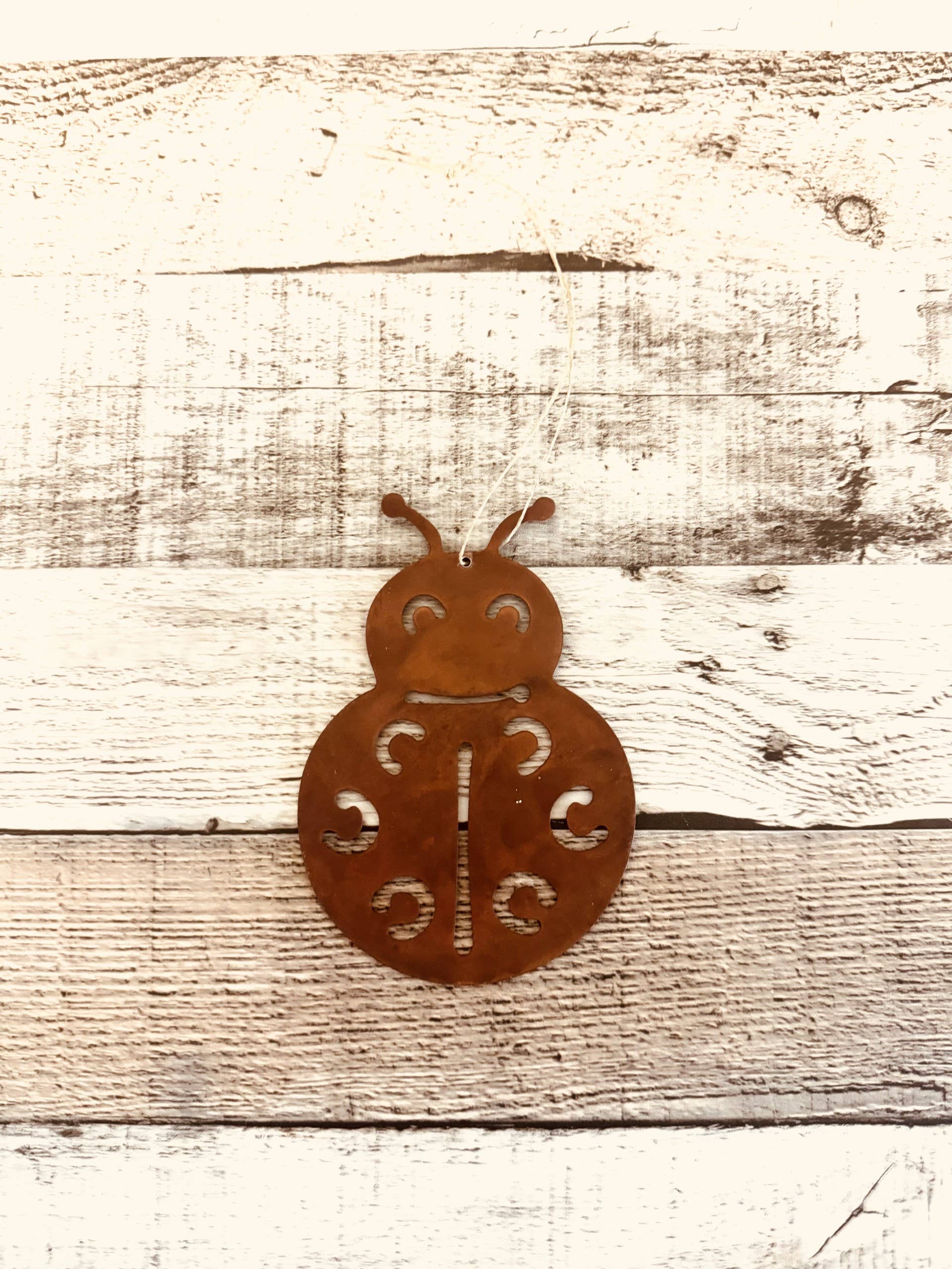 Spirit Lady Bug Rustic Metal Garden Bug Ornament – Universal Ironworks USA