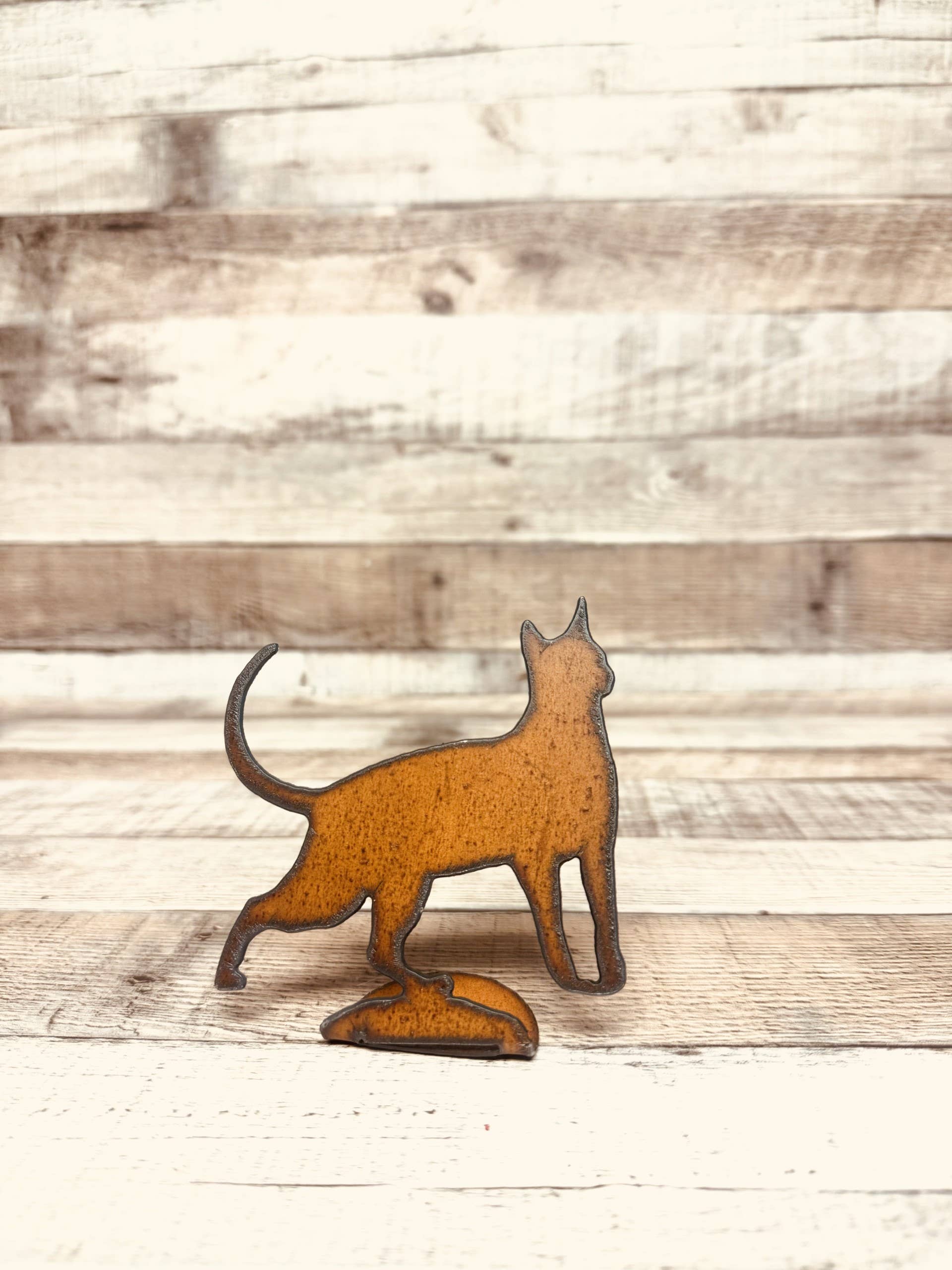 Kitty Cat Rustic Metal DOODAD Tabletop Figurine Pet Gift – Universal ...