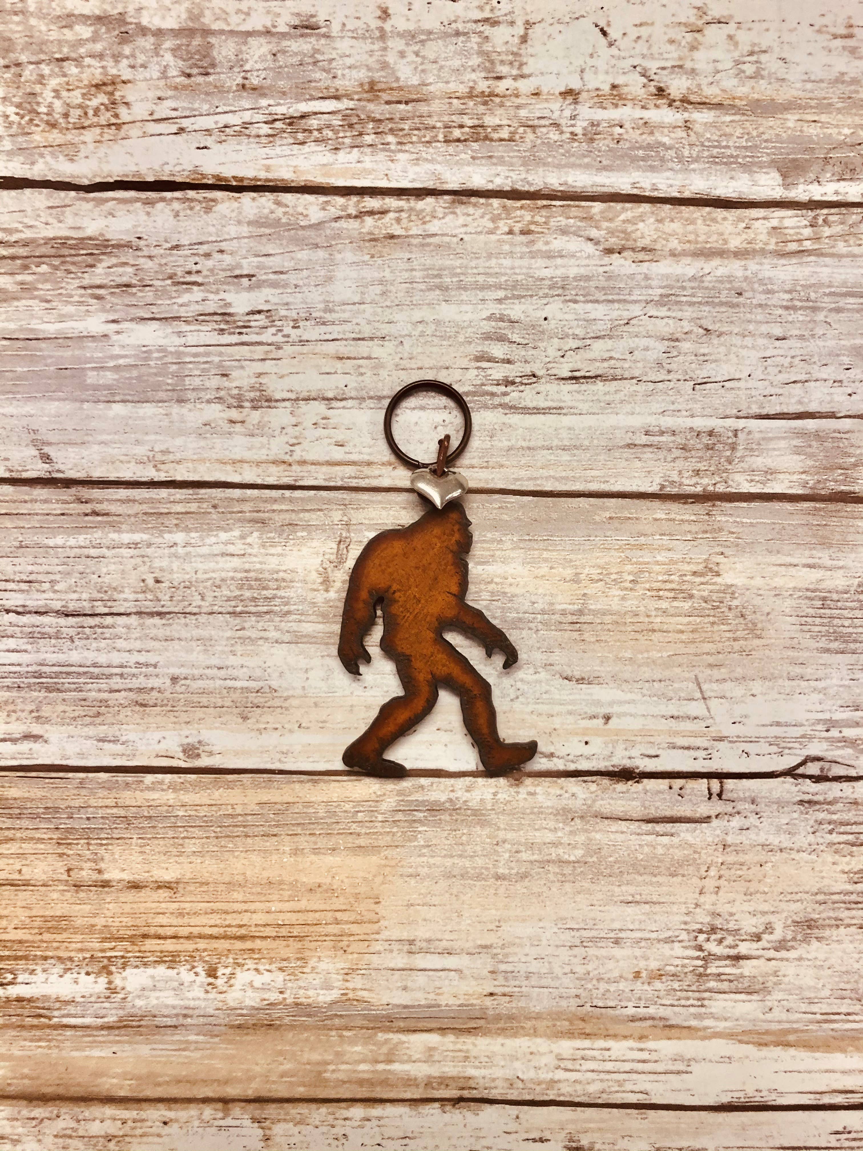 Bigfoot Yeti Sasquatch Keychain – Universal Ironworks USA