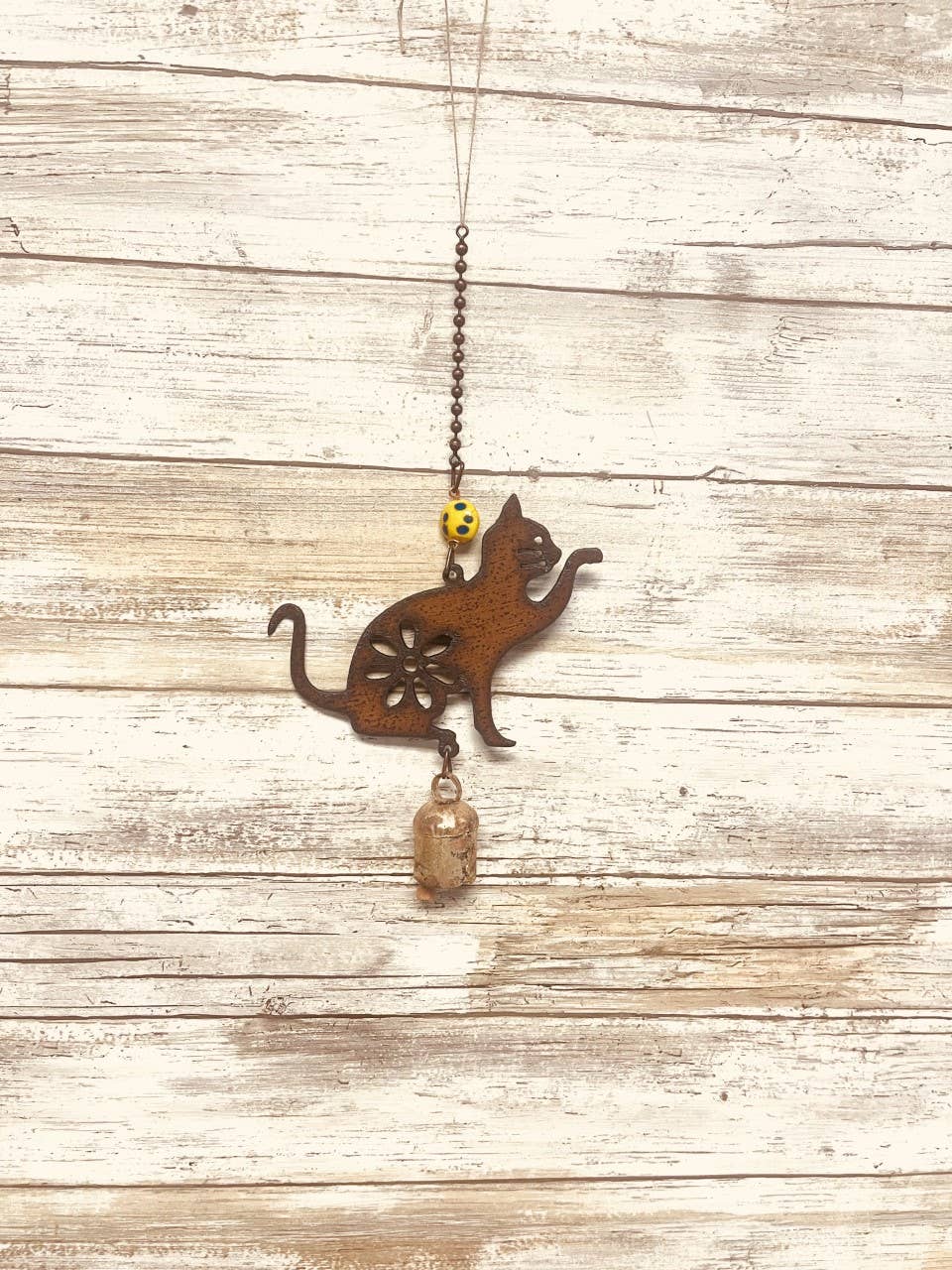 Cat GARDEN FRIEND Nana Bell Garden Pet Rustic Gift Chime – Universal ...