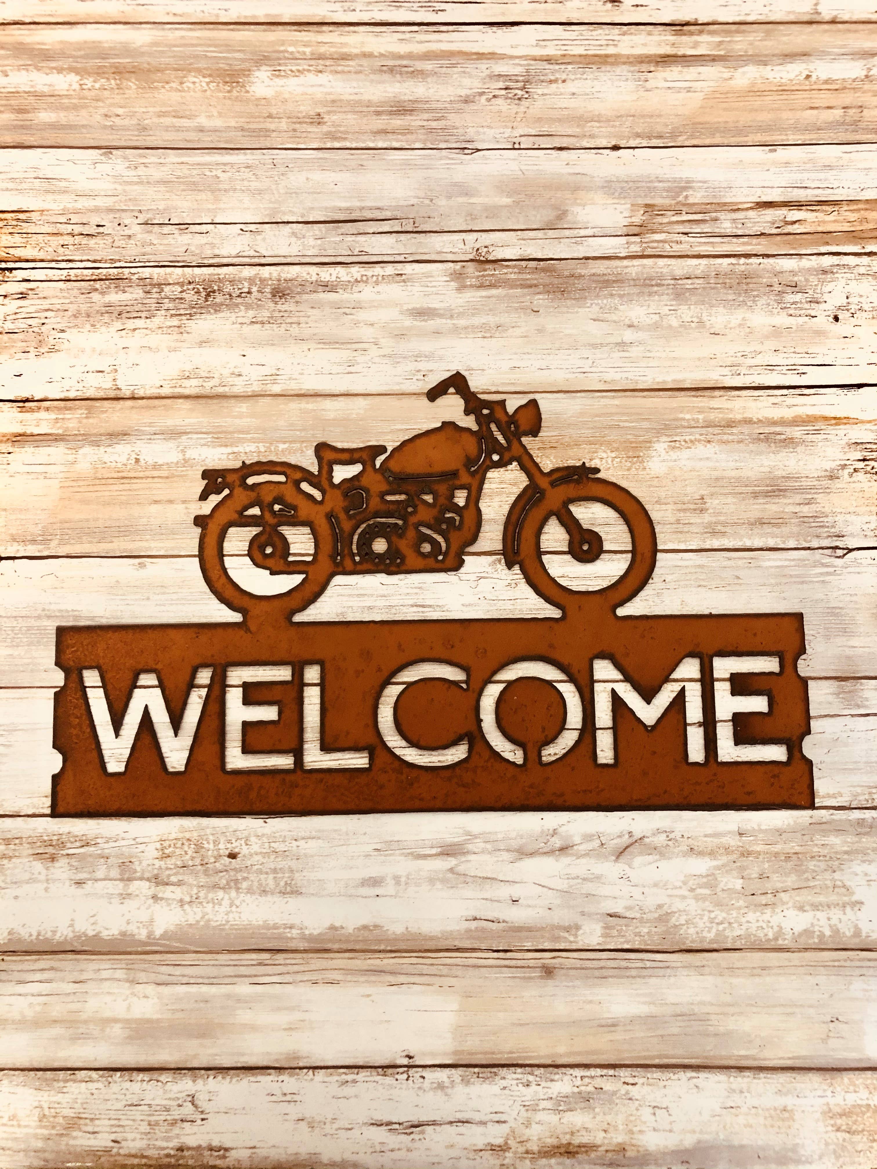 Vintage Motorcycle Sturgis Horizontal Welcome Sign – Universal ...