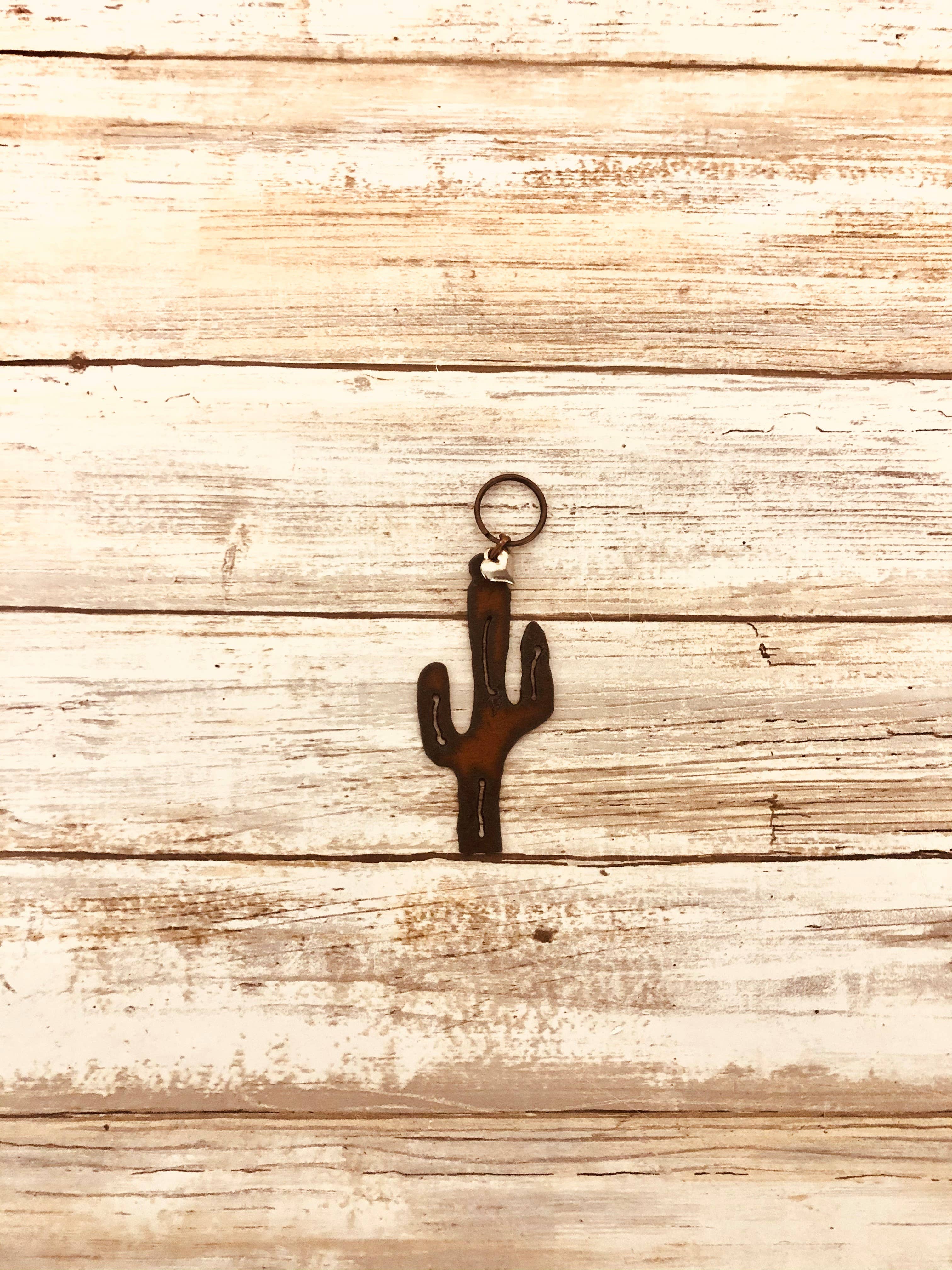 Saguaro Cactus Desert Southwest Keychain – Universal Ironworks USA