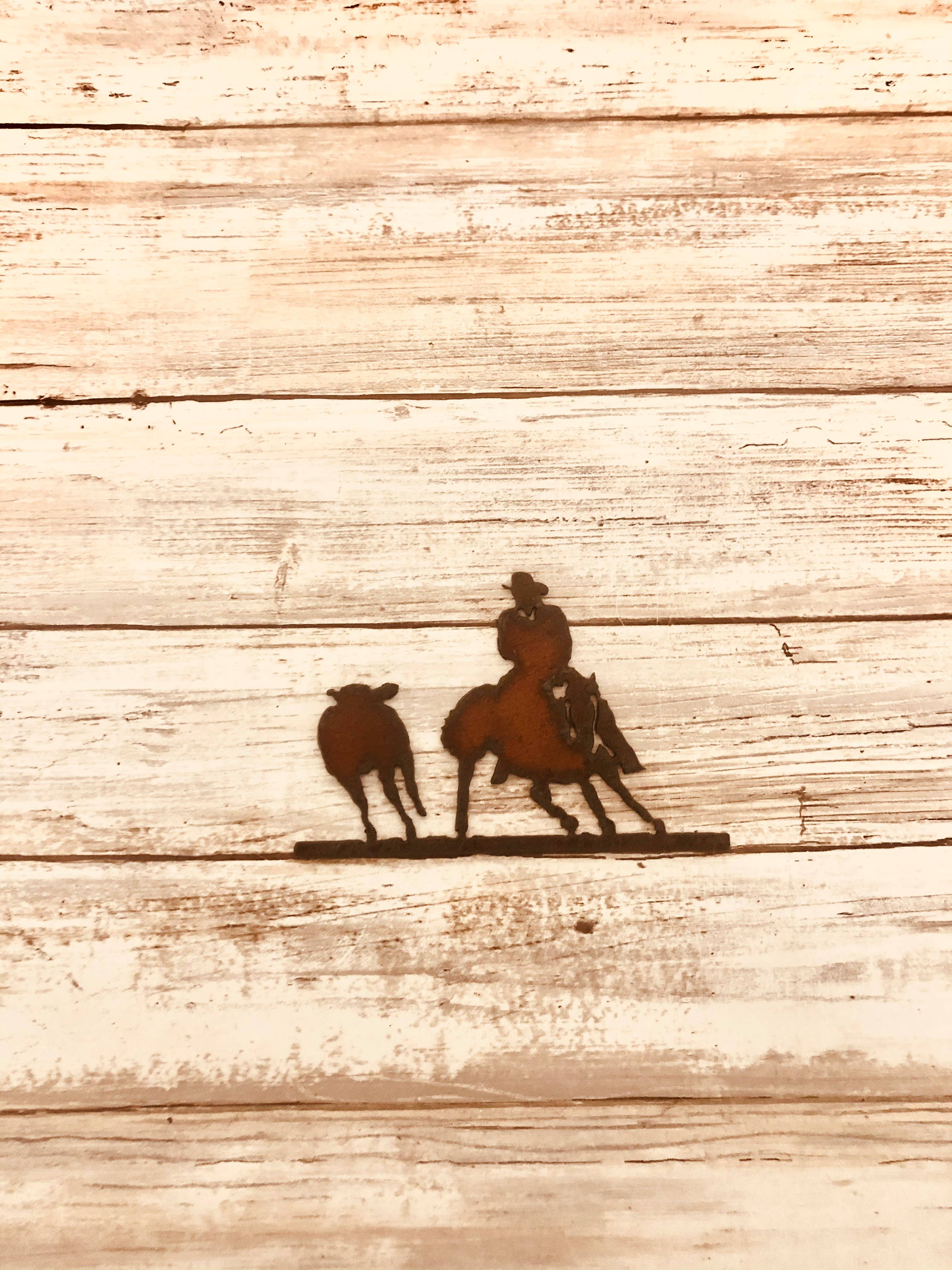 Cutter Horse Rodeo Western Magnet – Universal Ironworks USA
