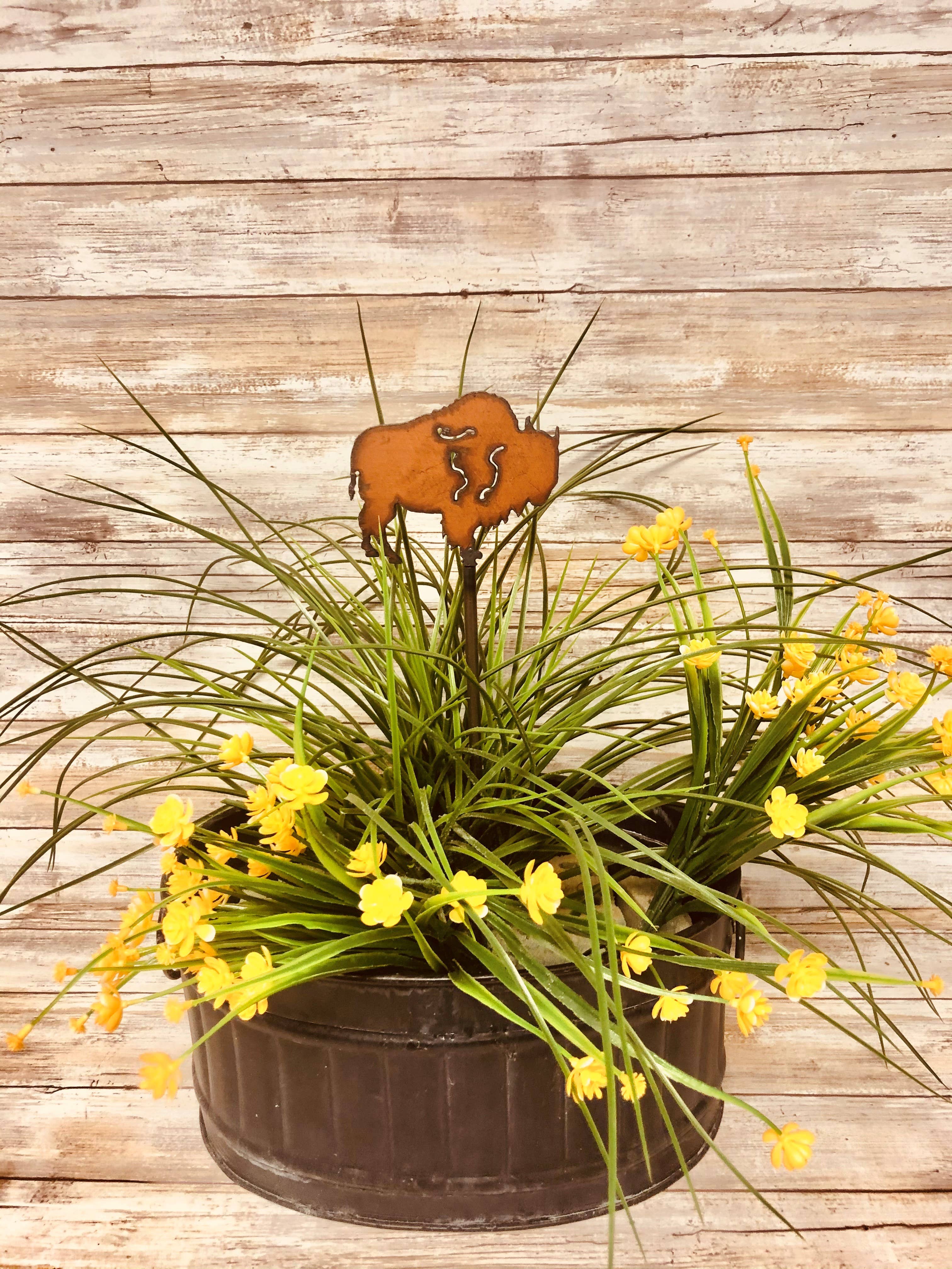 Buffalo Lodge Garden Plant Stake – Universal Ironworks USA