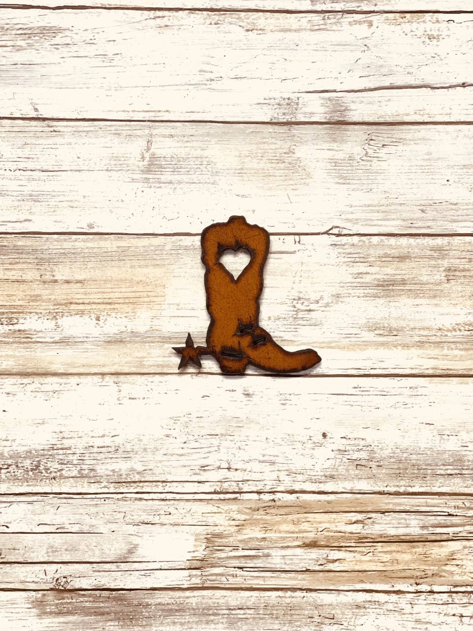 Boot With Heart Magnet Western Rustic Magnet – Universal Ironworks USA
