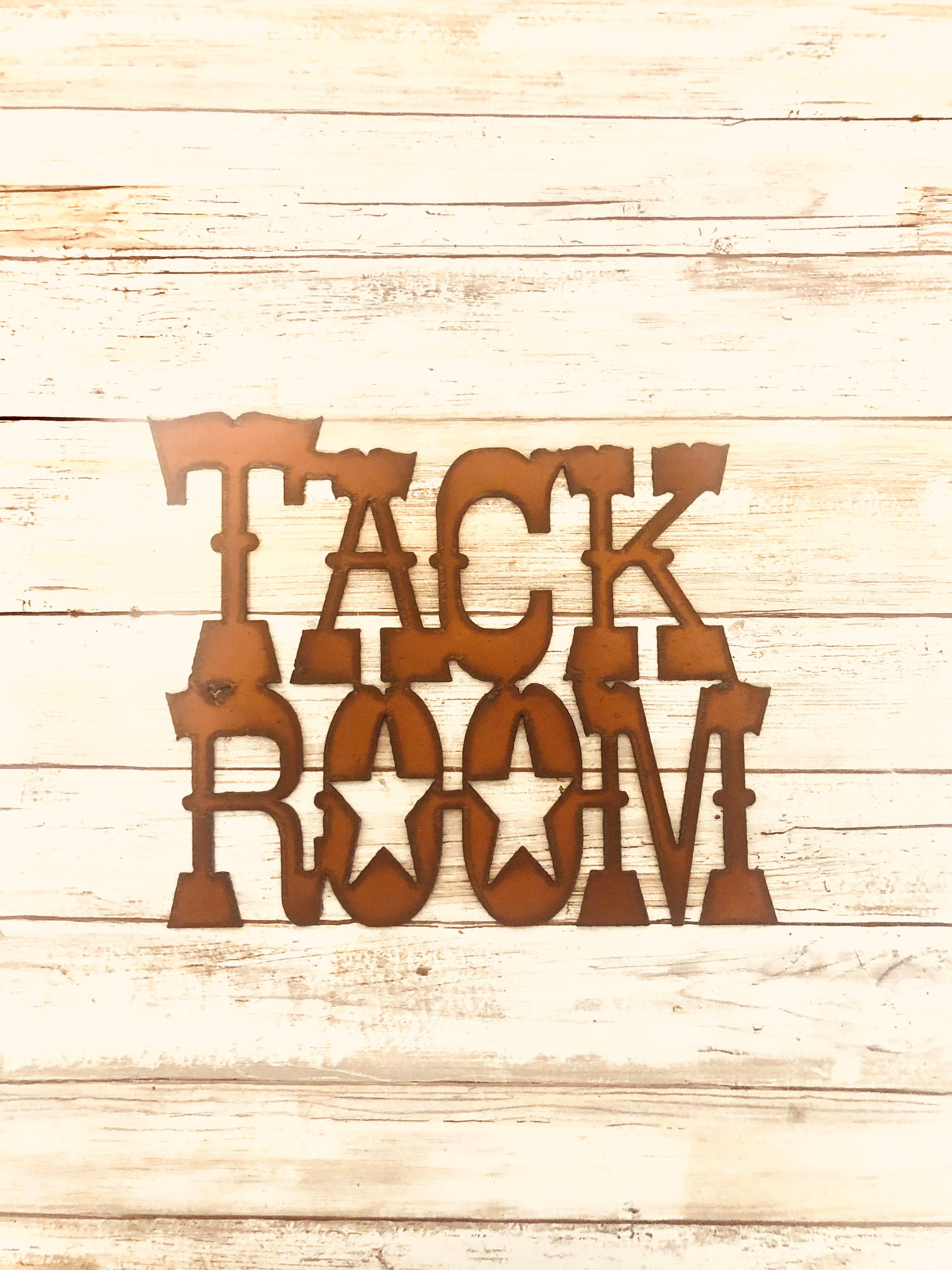 Tack Room Western Metal Sign – Universal Ironworks USA