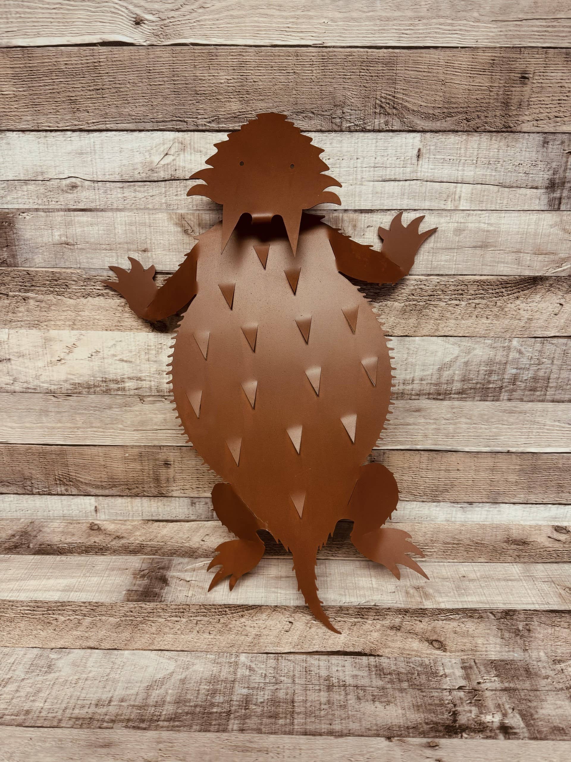 Horned Toad Rustic Metal Wall Image 3 D Horny Toad Texas – Universal ...
