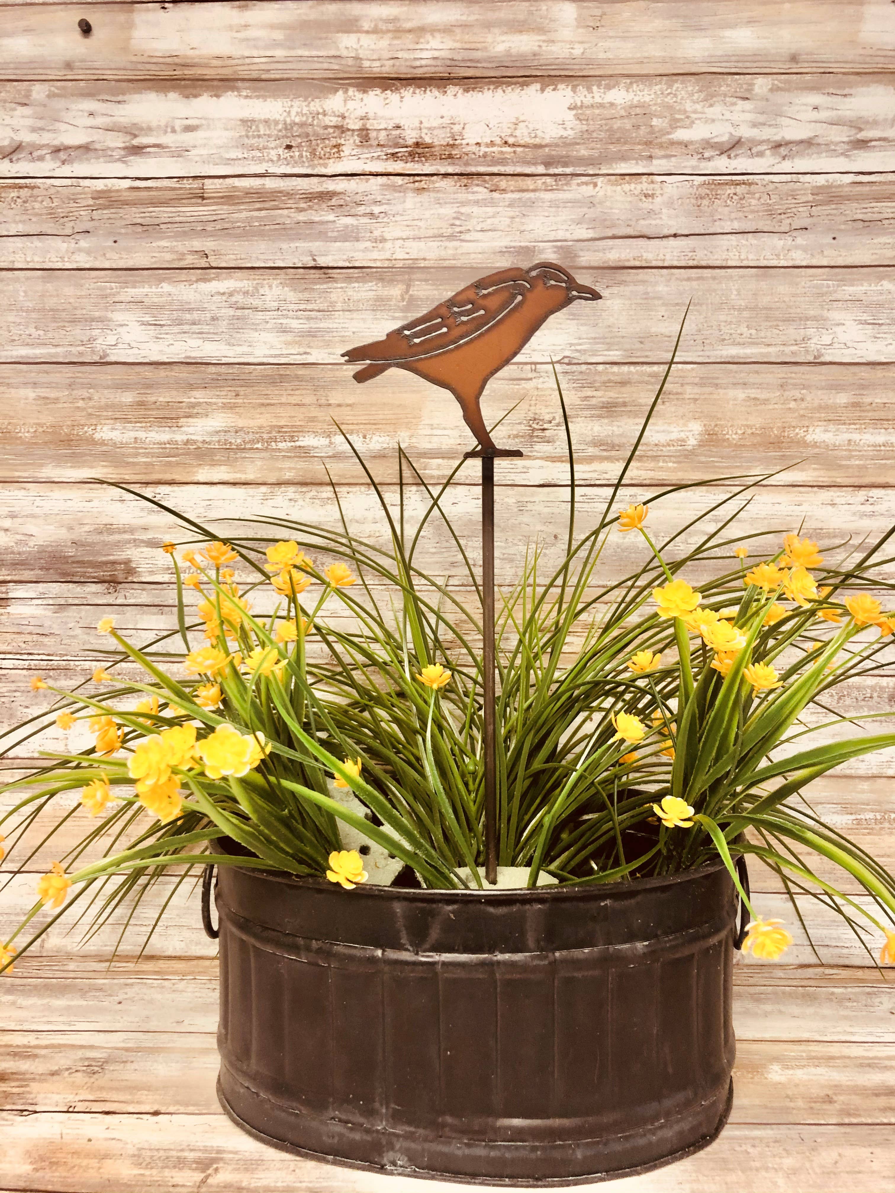 Raven Bird Garden Plant Stake – Universal Ironworks USA