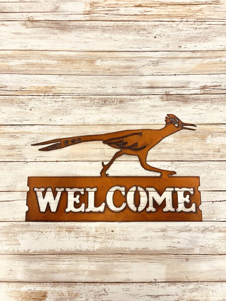 Roadrunner Running Horizontal Southwestern Welcome Sign – Universal ...