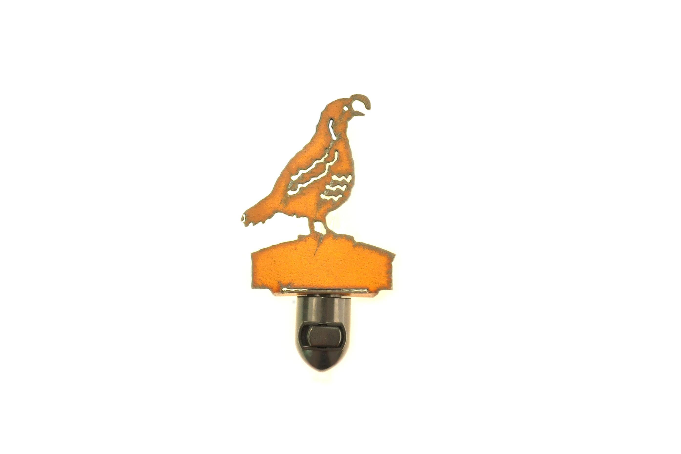 Quail Desert Southwestern Image Nightlight – Universal Ironworks USA