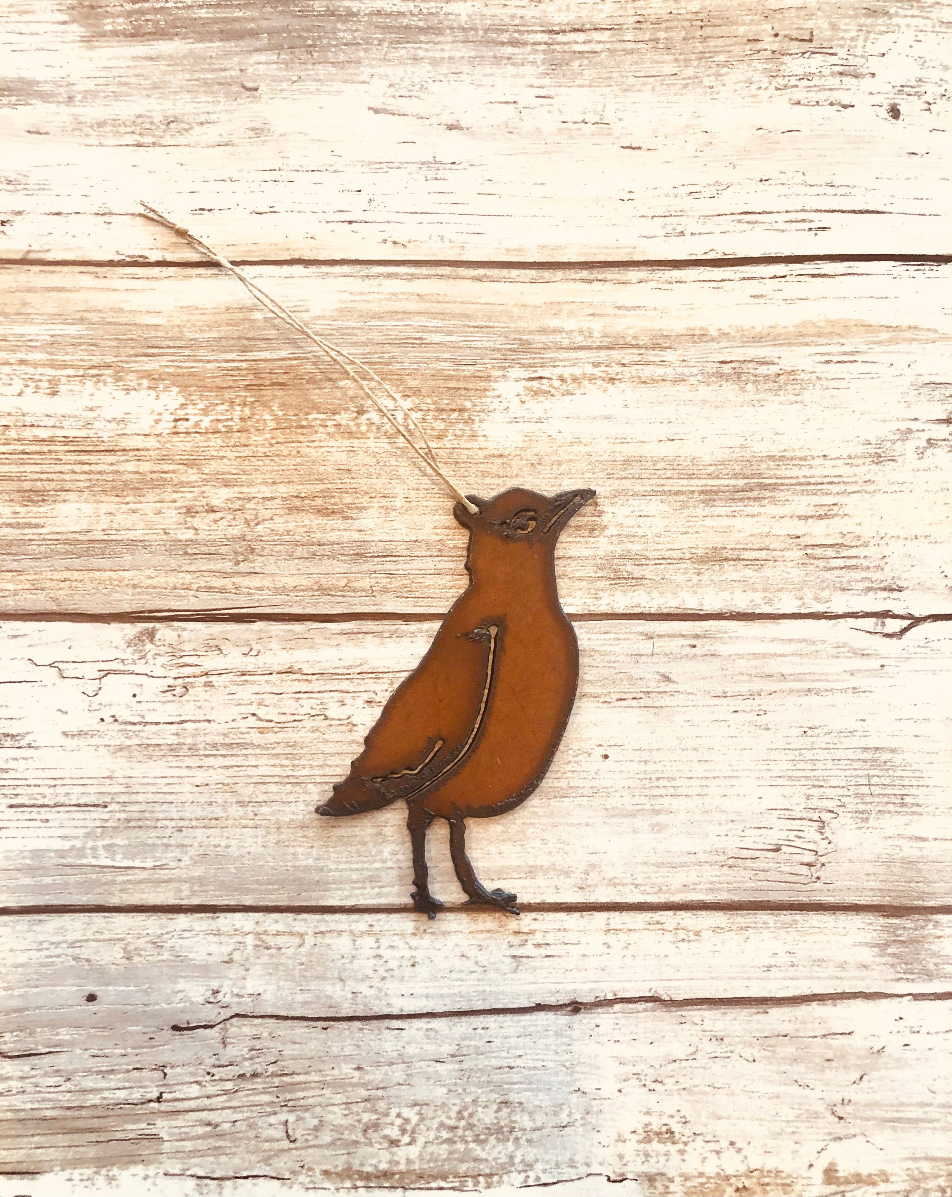 Robin Bird Ornament – Universal Ironworks USA
