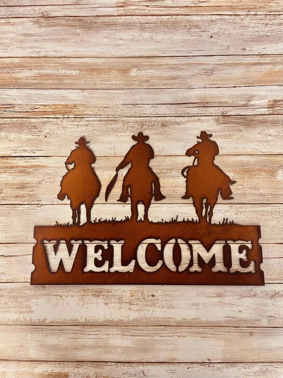 Outlaw Cowboys Horizontal Welcome Rustic Western Sign – Universal ...