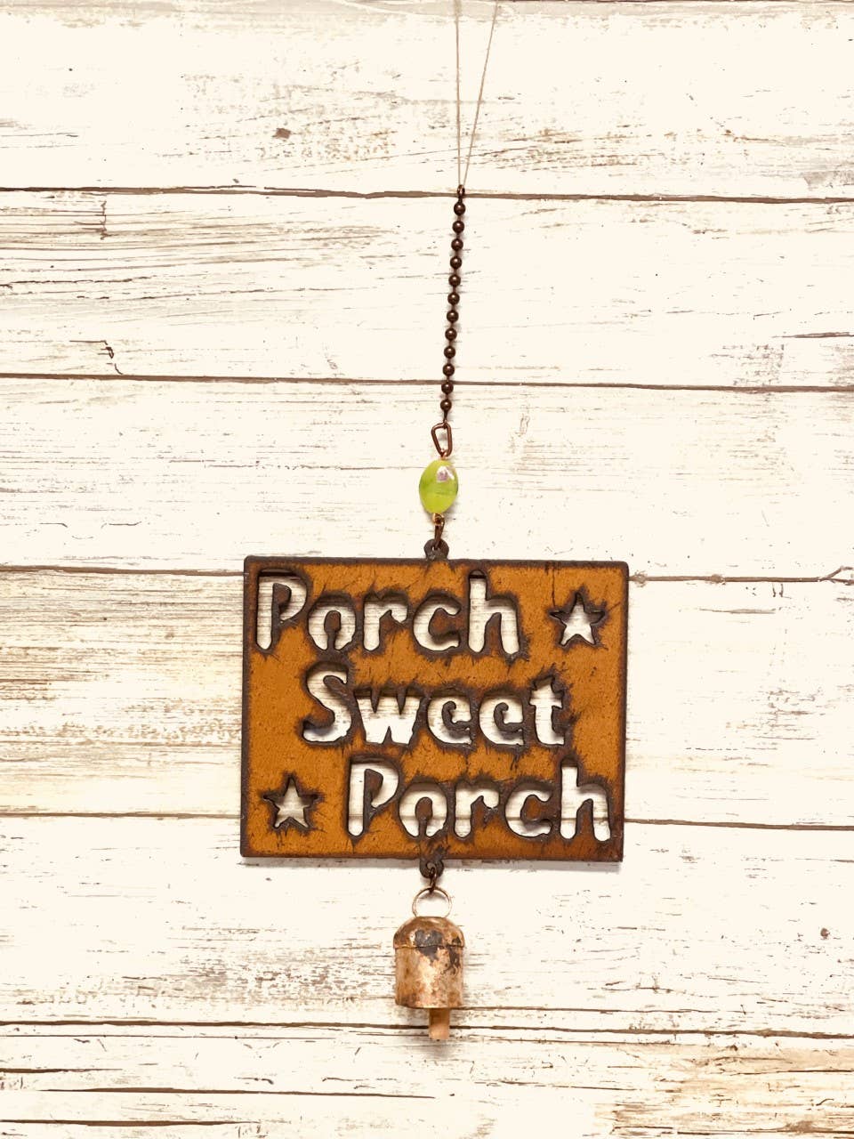 Porch Sweet Porch Bell Rustic Metal Garden Chime Universal Ironworks Usa