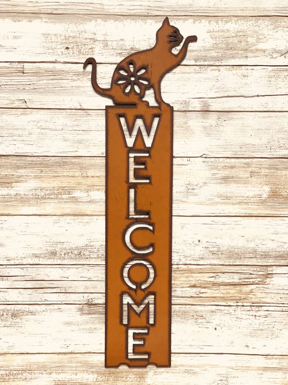 Cat GARDEN FRIEND Vertical Welcome Sign Kitty Gift – Universal ...